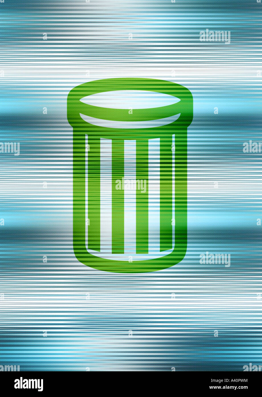 Recycle bin computer desktop hi-res stock photography and images - Alamy