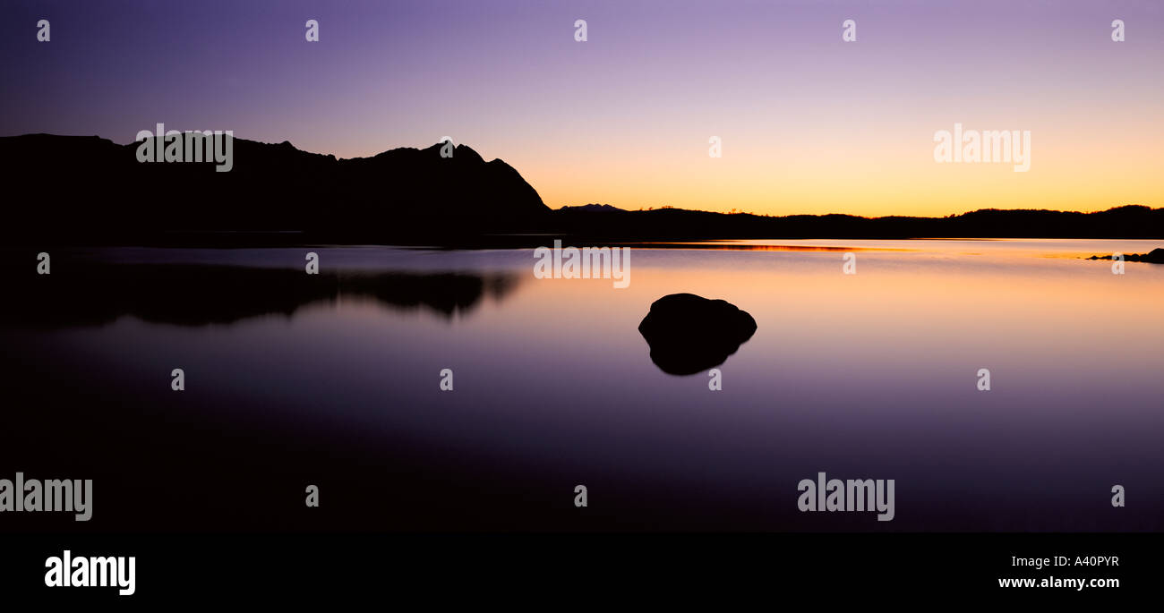 Typical scenery in Laponia Lappland Sweden Stock Photo - Alamy