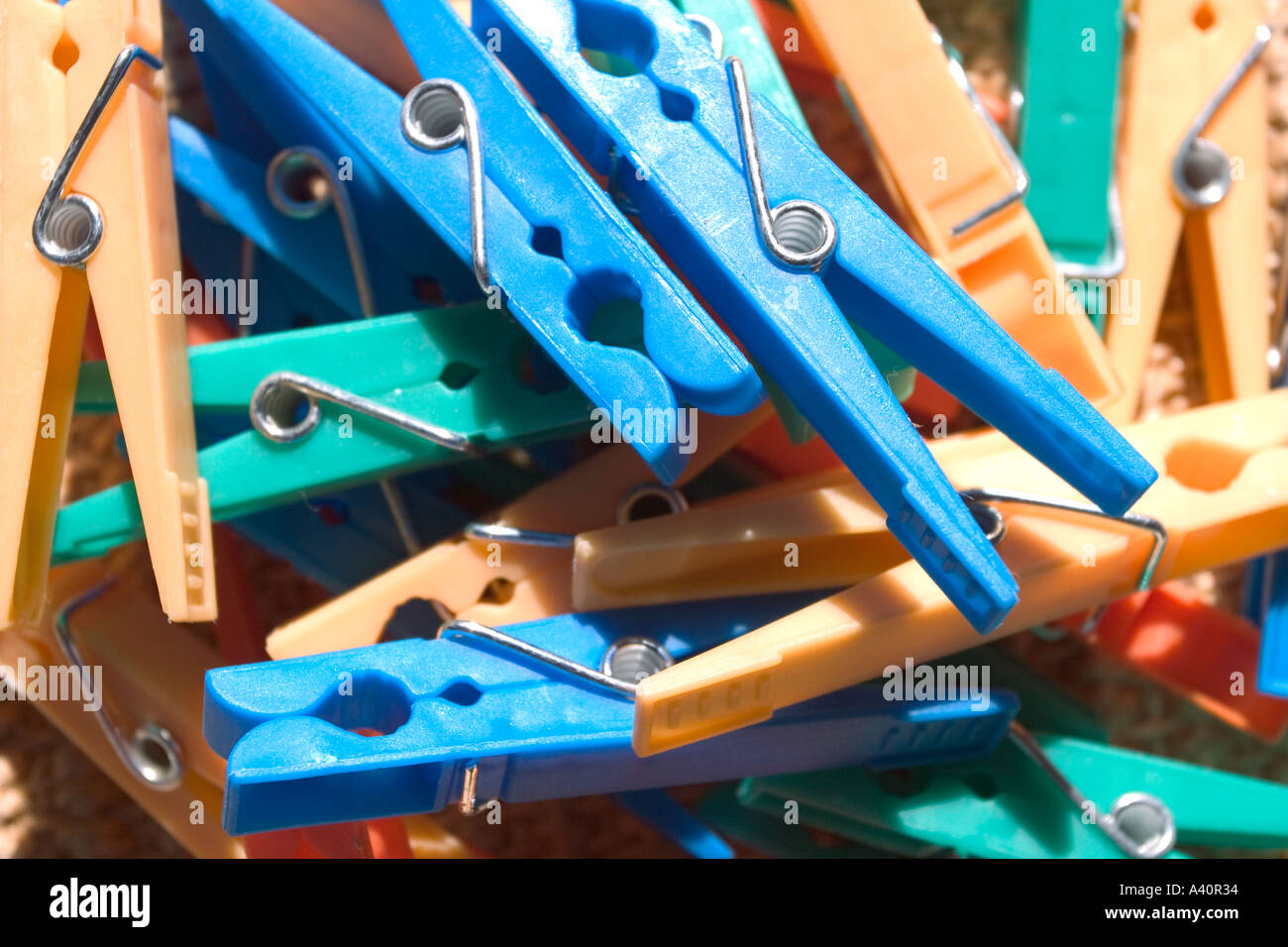 Coat hanging pegs hi-res stock photography and images - Alamy
