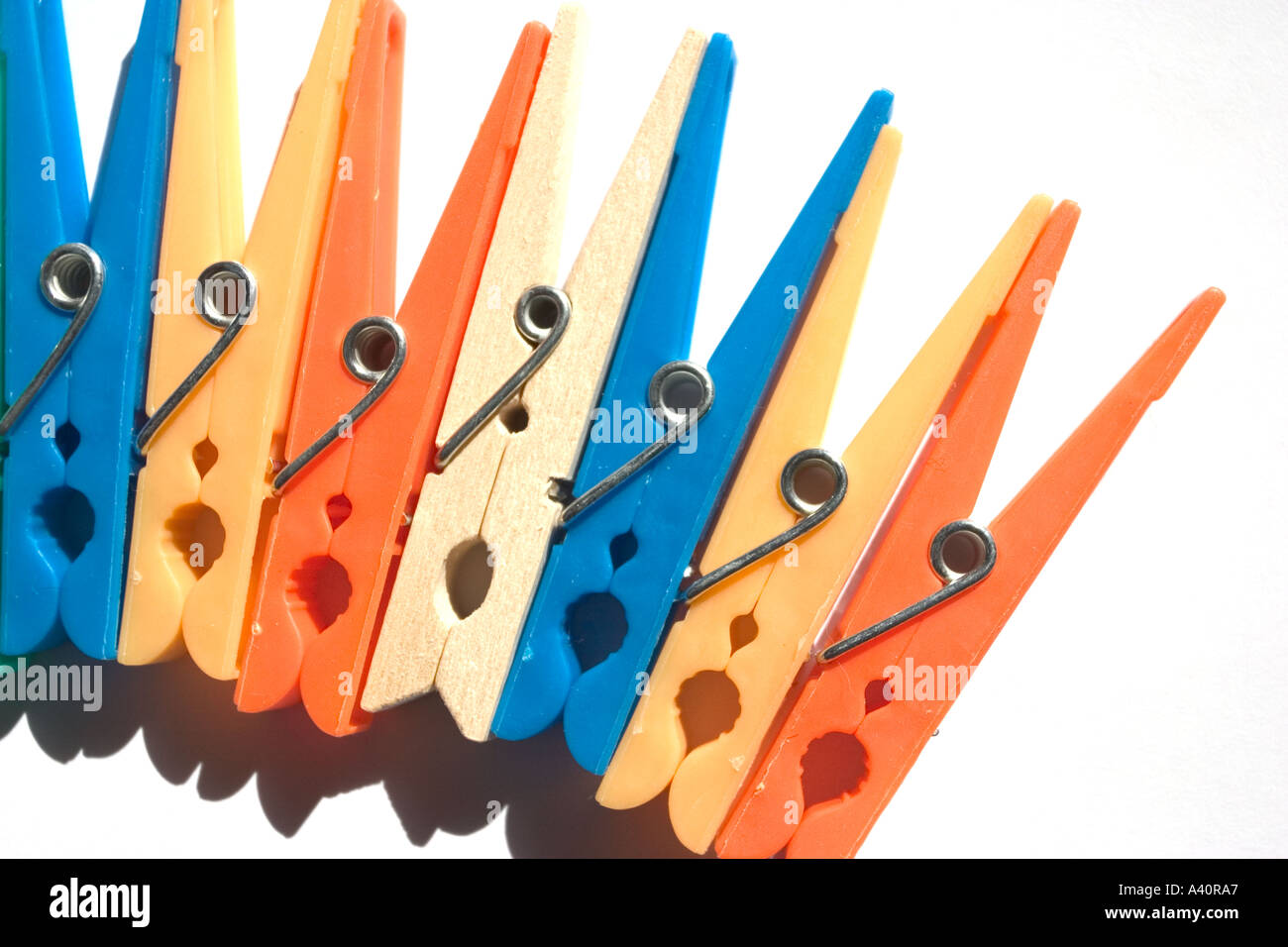 Coat hanging pegs hi-res stock photography and images - Alamy