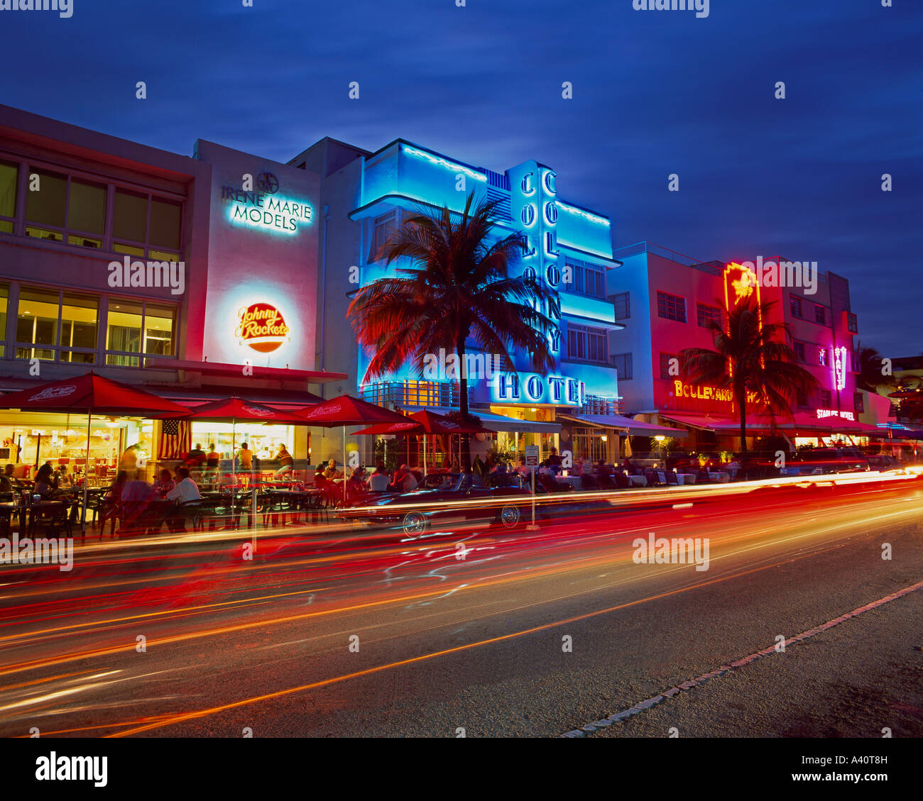 Ocean Drive Miami Beach Miami Florida USA Stock Photo - Alamy