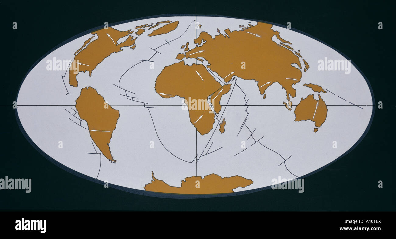 Future Earth Map Continental Drift