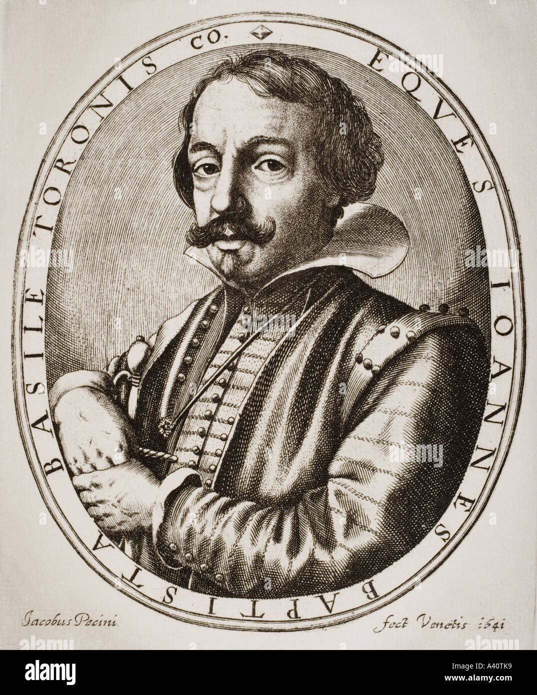 Giambattista Basile, 1575 - 1632. Italian author of The Pentamerone of ...