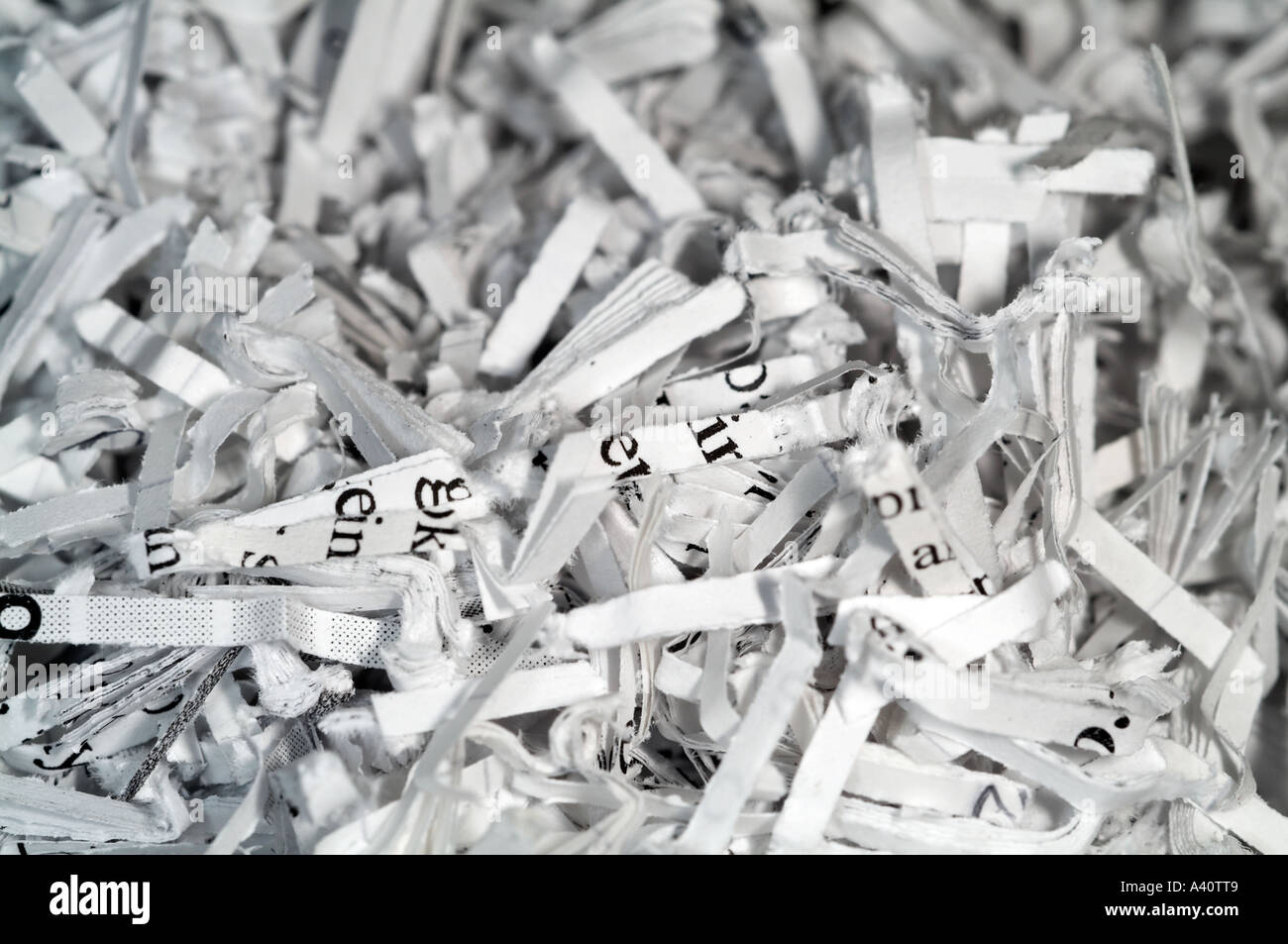 Paper Shredder shredded Stock Photo - Alamy