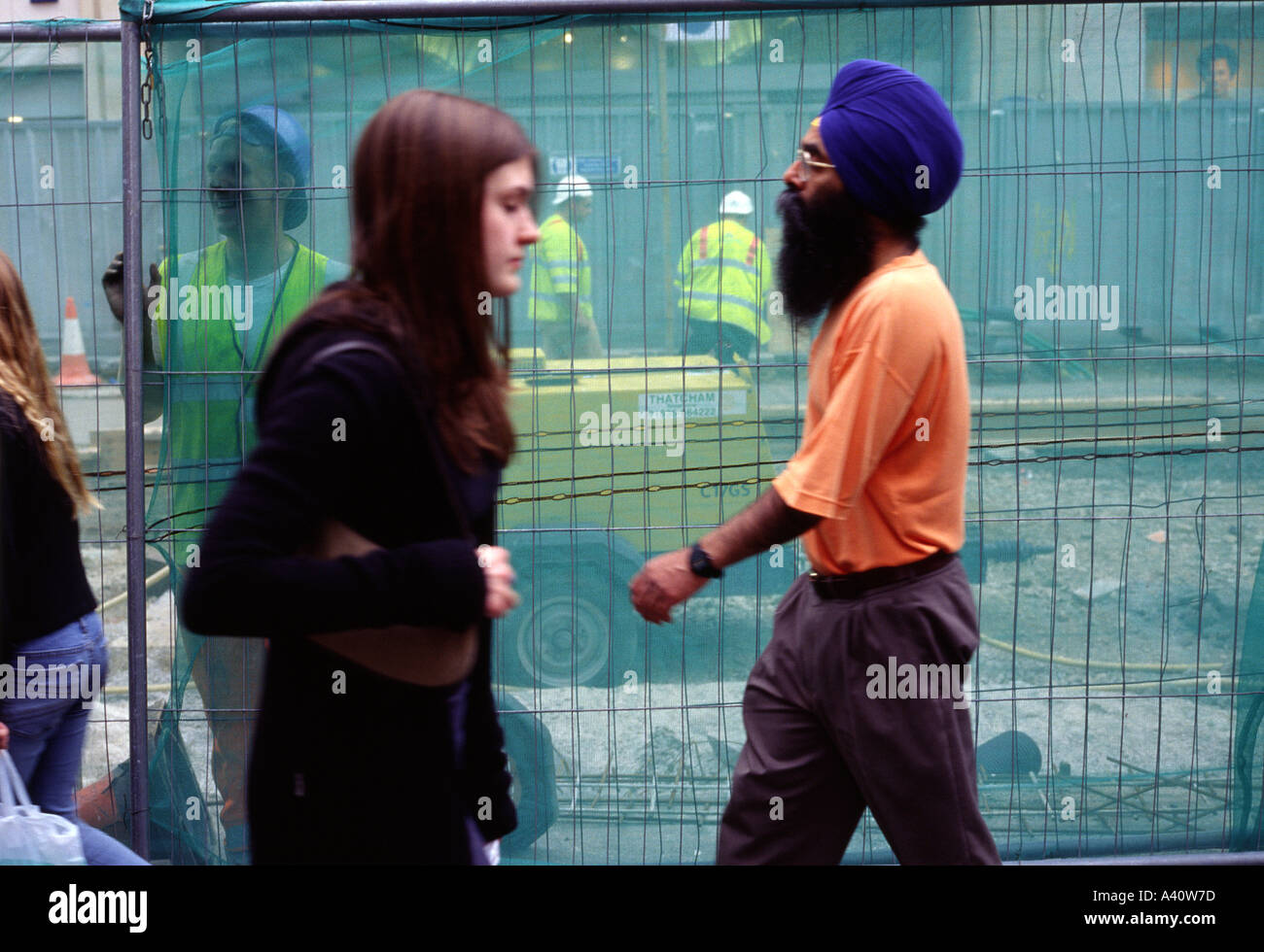 Multi cultural Britain street scene in Oxford Stock Photo - Alamy