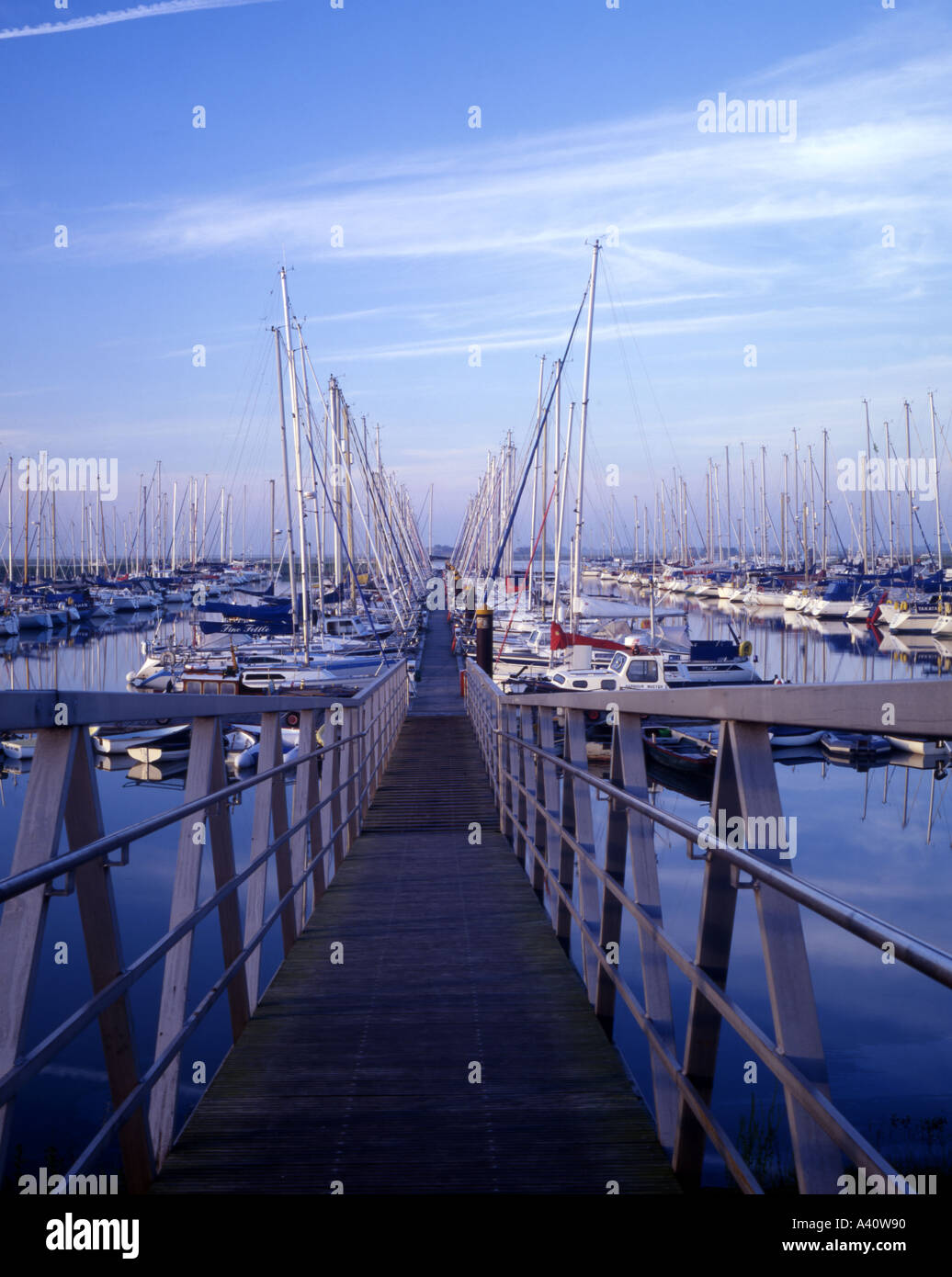 Burnham Yacht Harbour Stock Photo - Alamy