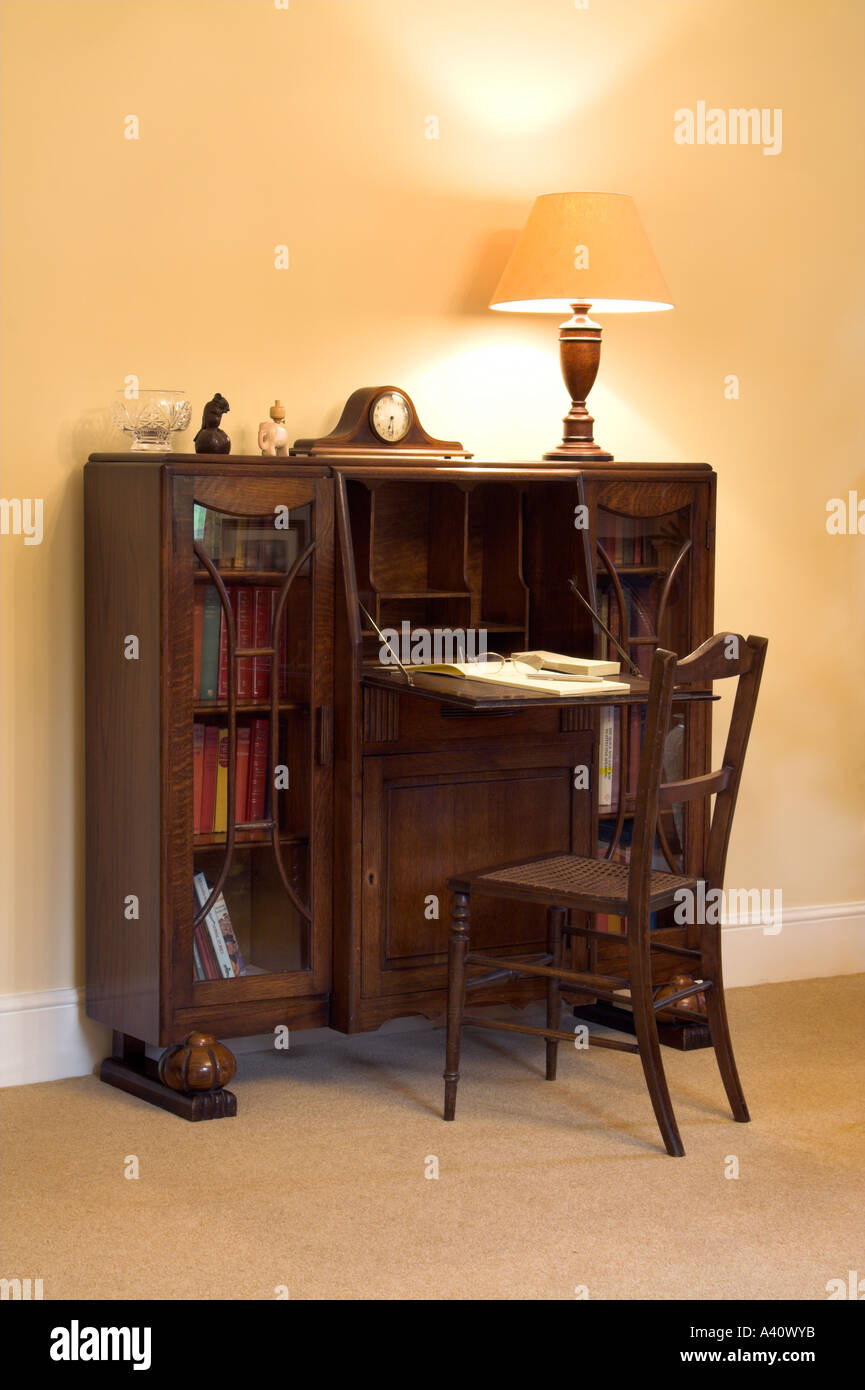 Antique writing desk Stock Photo - Alamy