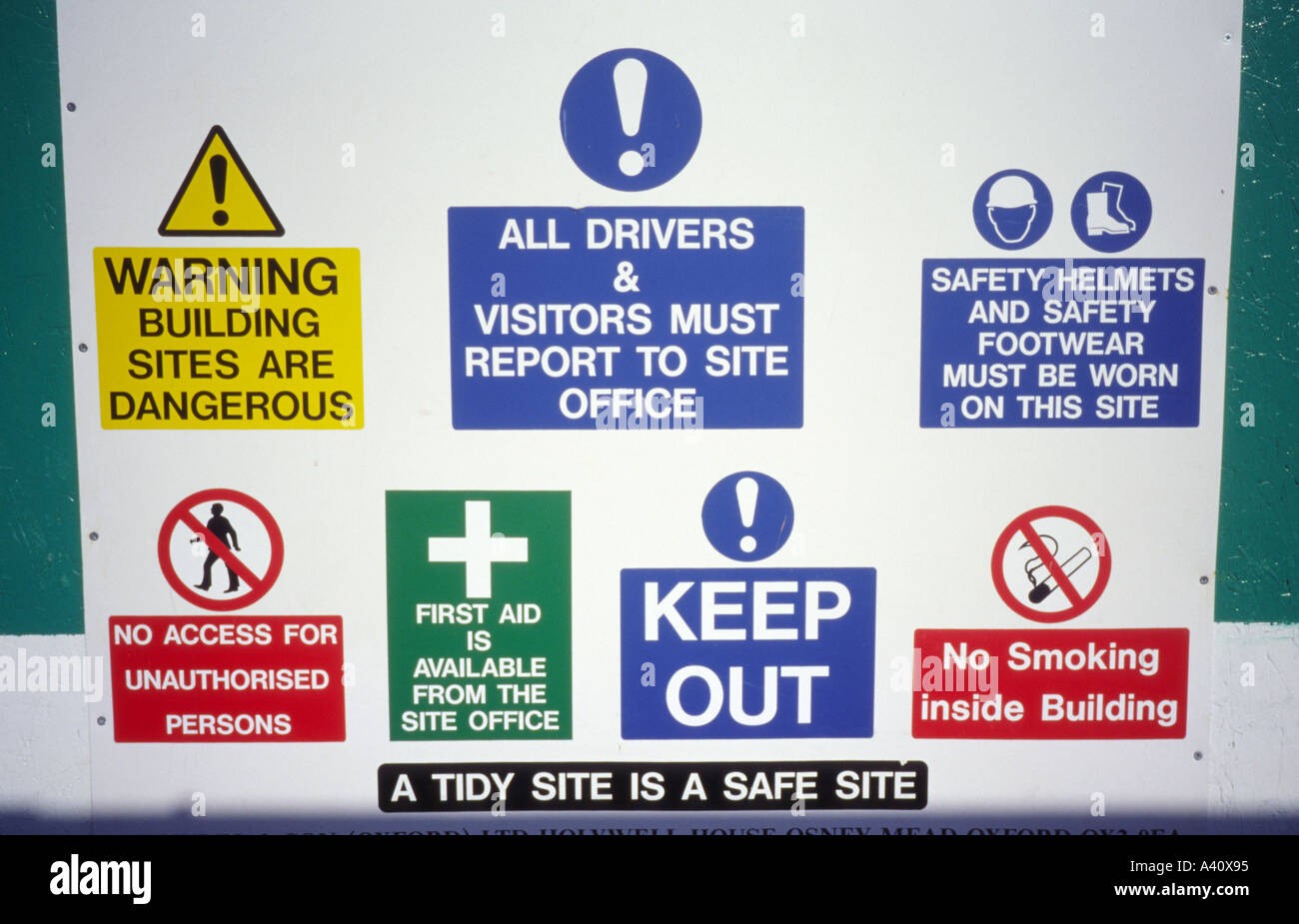 Warning notices hi-res stock photography and images - Alamy