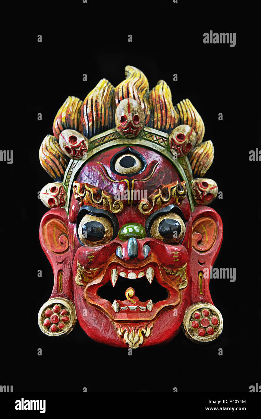 Demon mask nepal hi-res stock photography and images - Alamy