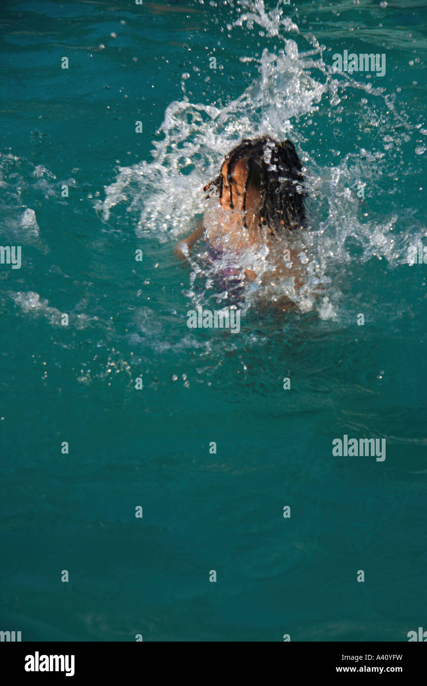 Half swimming pool water and half pool hi-res stock photography and ...