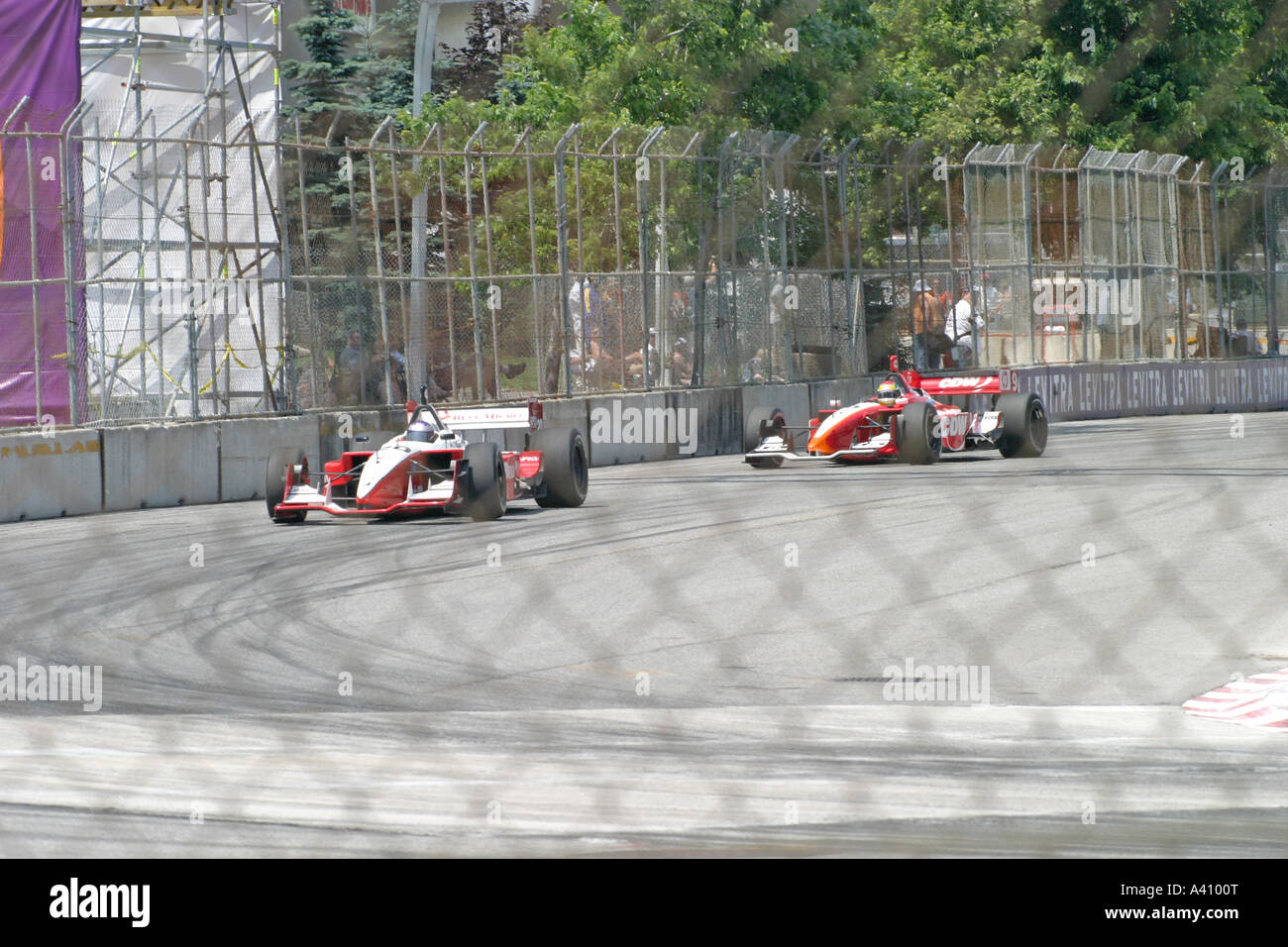 Car race track safety barrier hi-res stock photography and images - Alamy