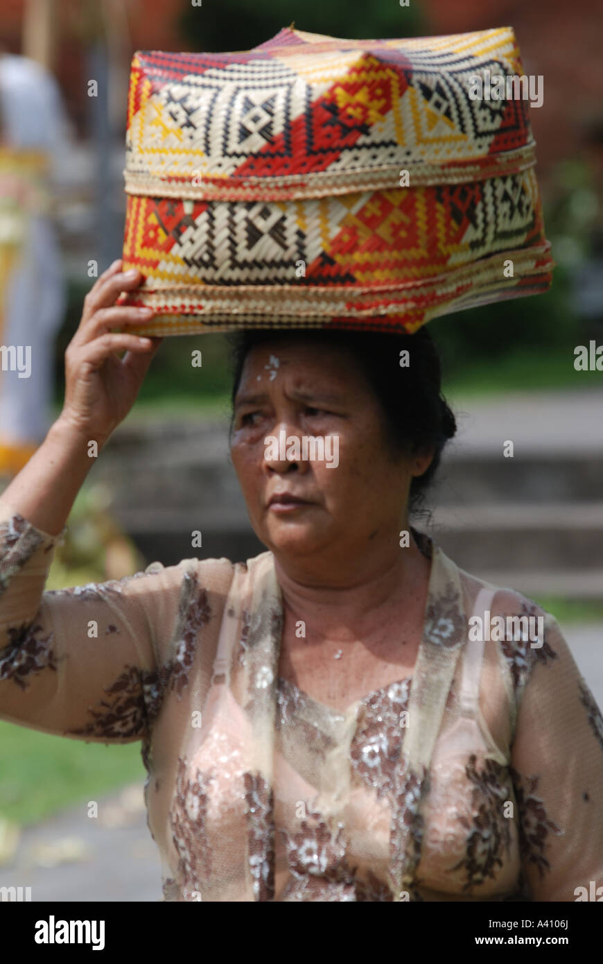 Mengwi royal temple religion hindu prayers tradition asia hi-res stock ...