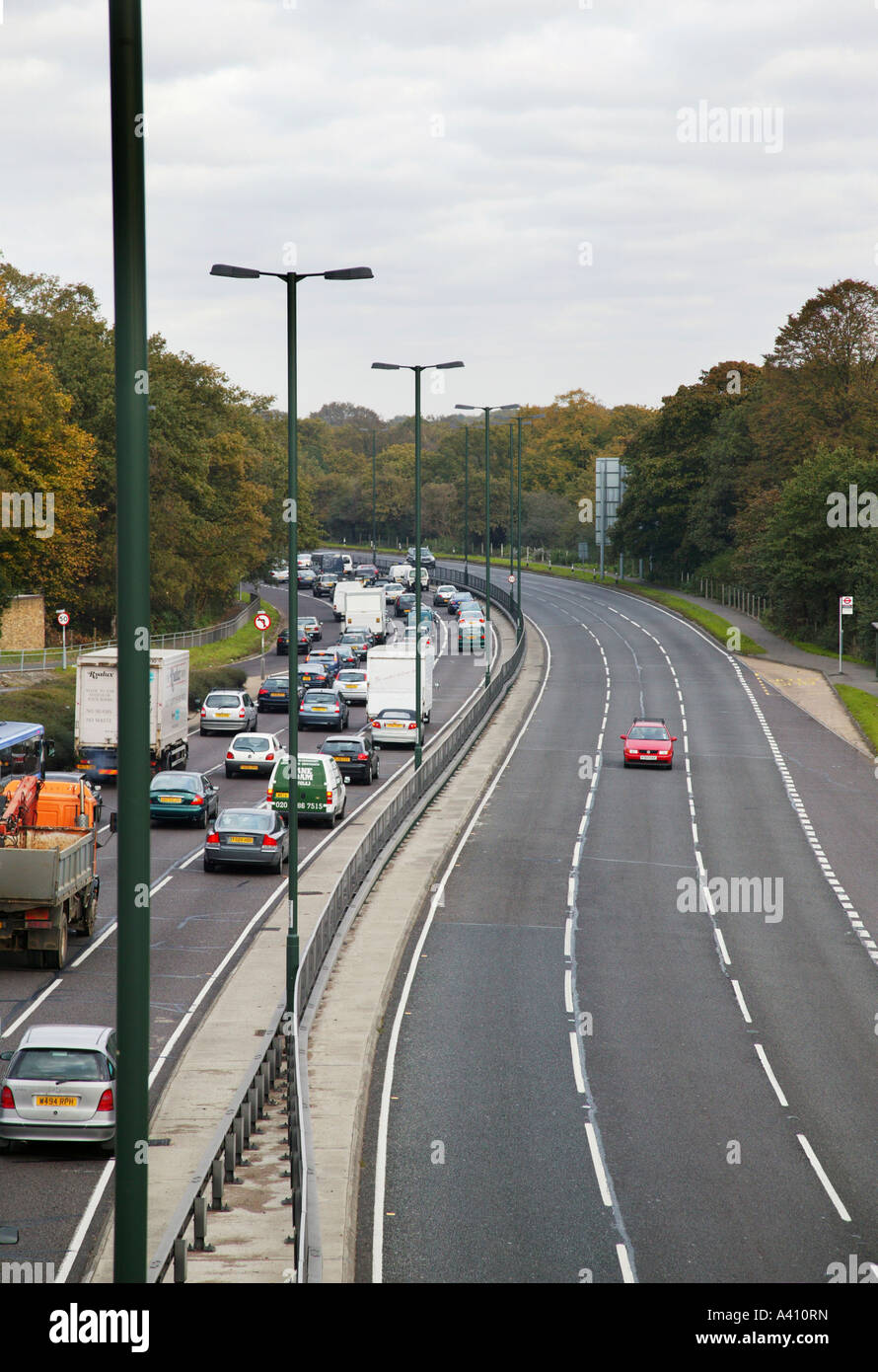 Traffic jam on the a3 motorway hi-res stock photography and images - Alamy