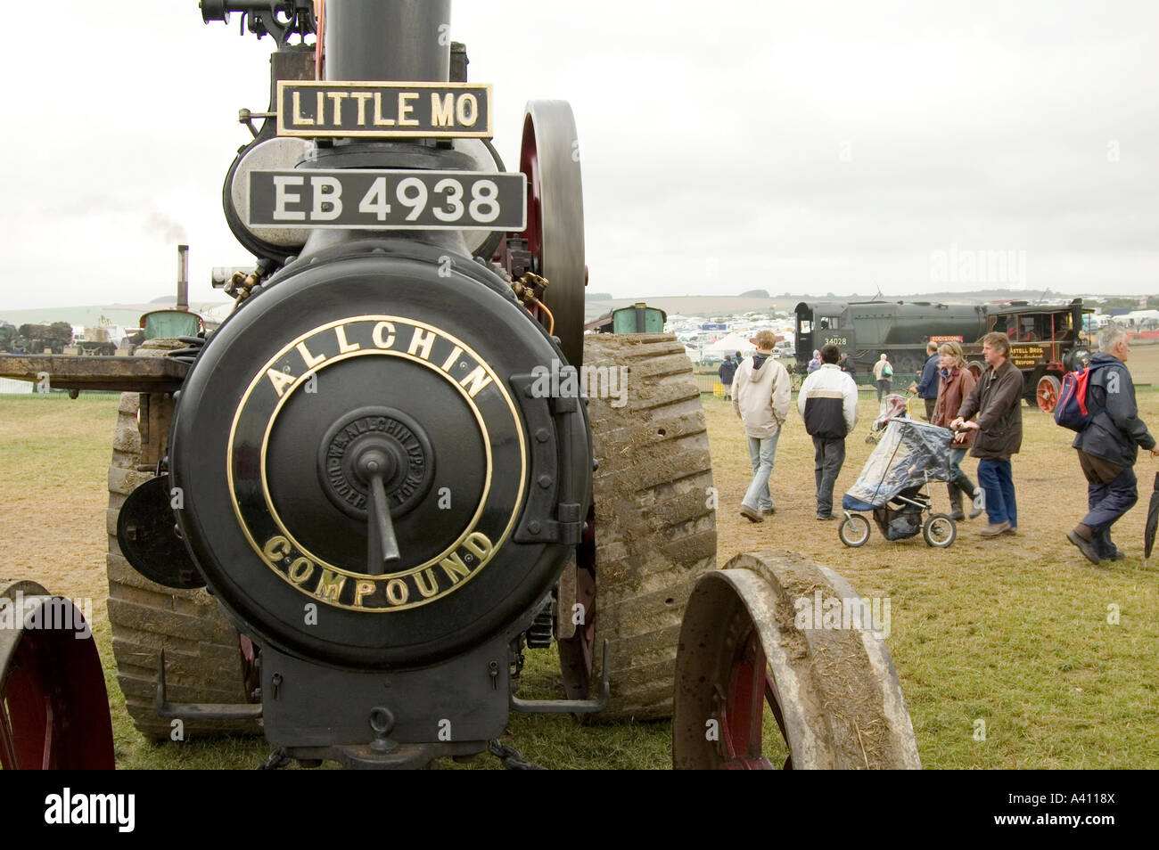 Allchin traction engine Great Dorset Steam Fair UK Stock Photo - Alamy