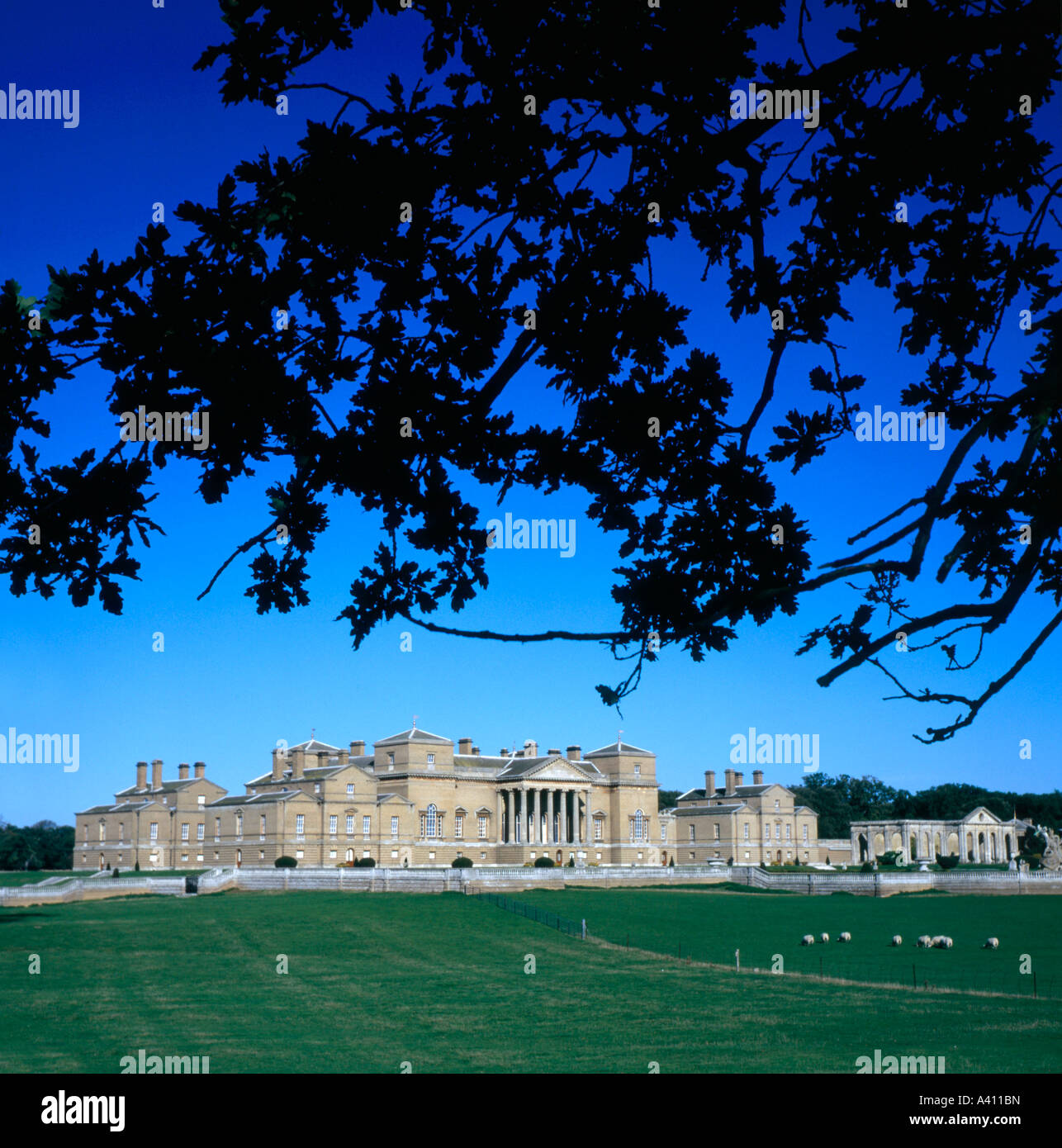 South aspect of Holkham Hall Norfolk UK Stock Photo - Alamy