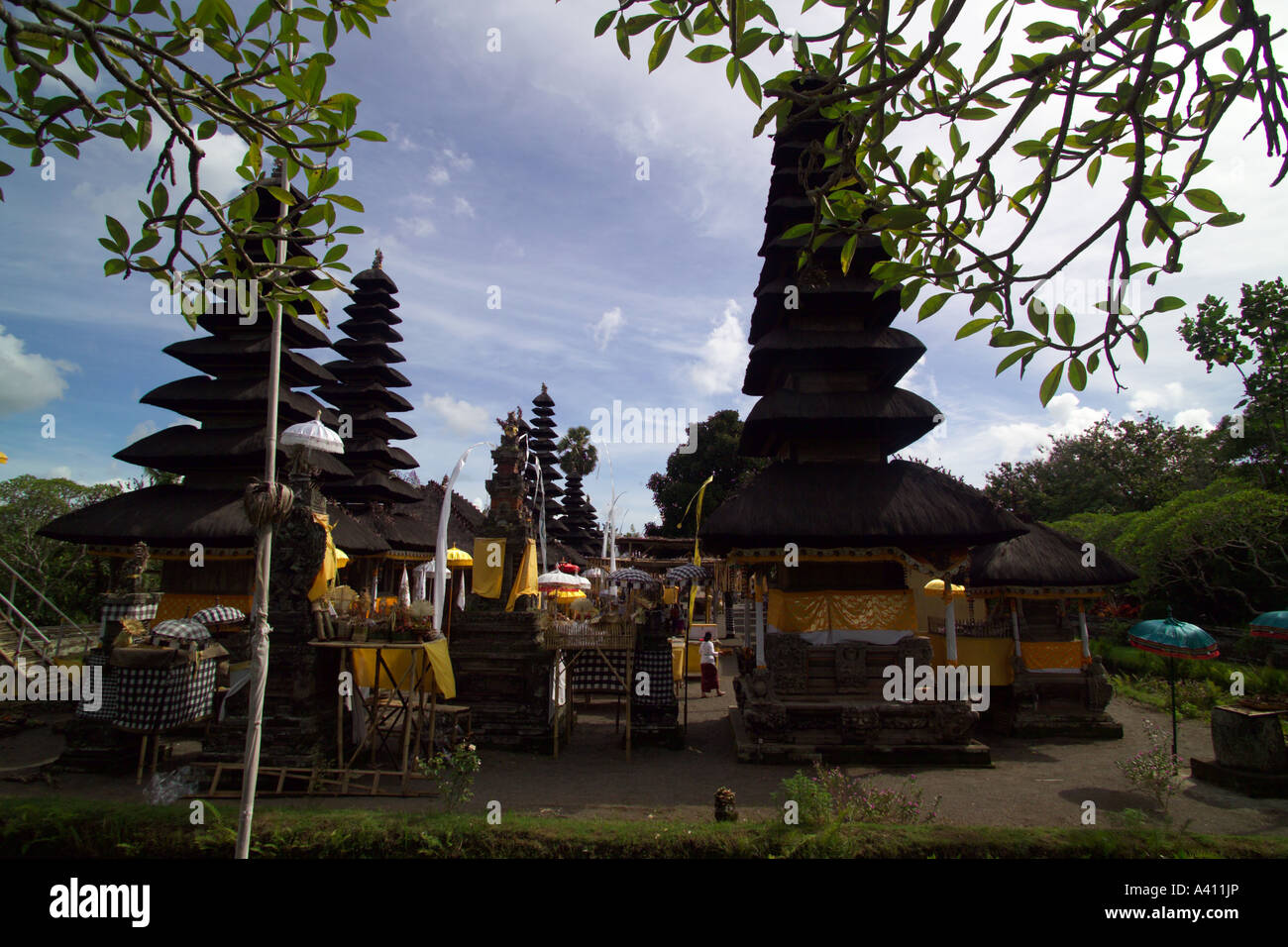 Mengwi Royal Temple Bali Indonesia view of the inside of the temple ...