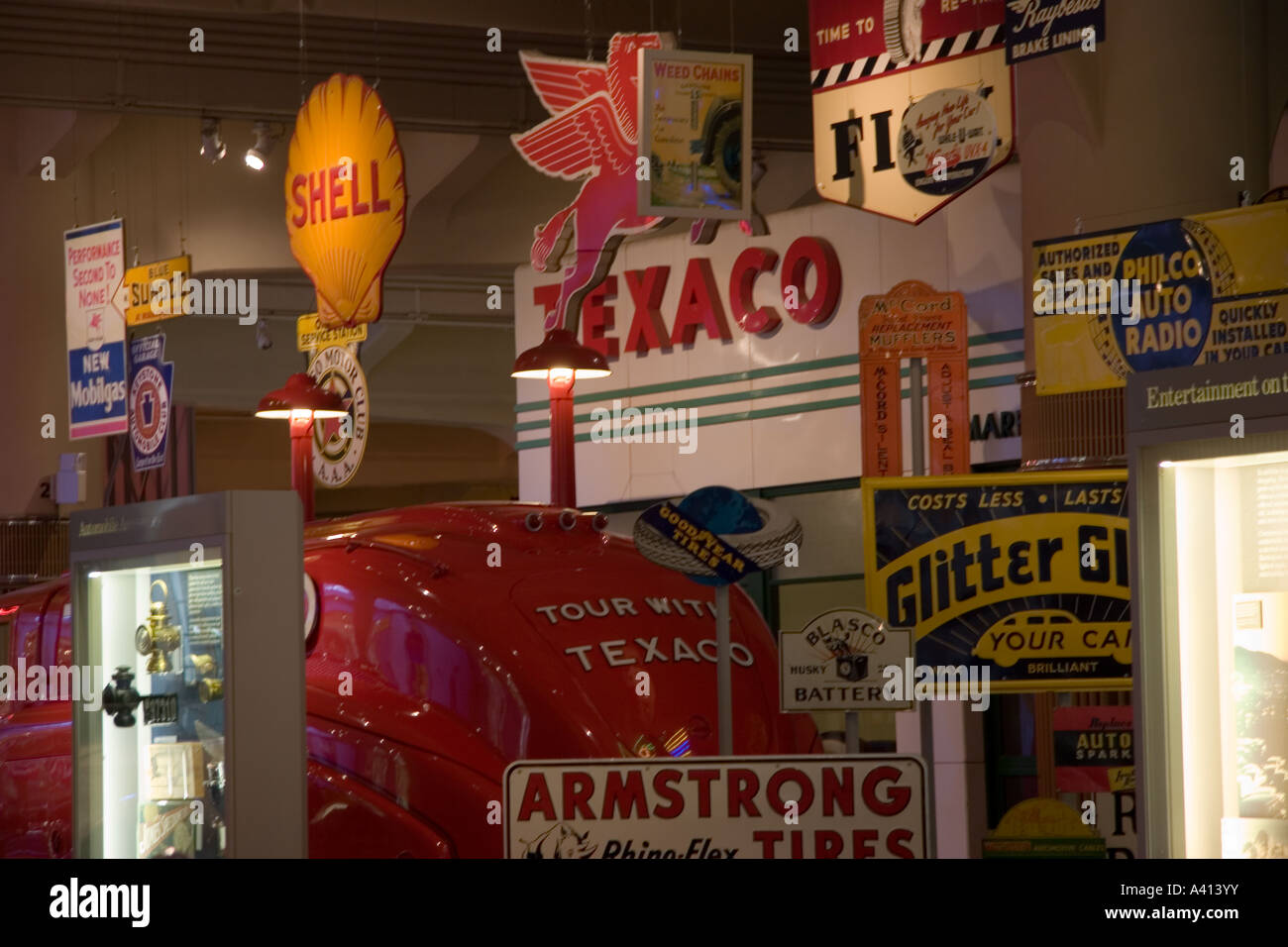 Old Service Station from long ago Stock Photo - Alamy