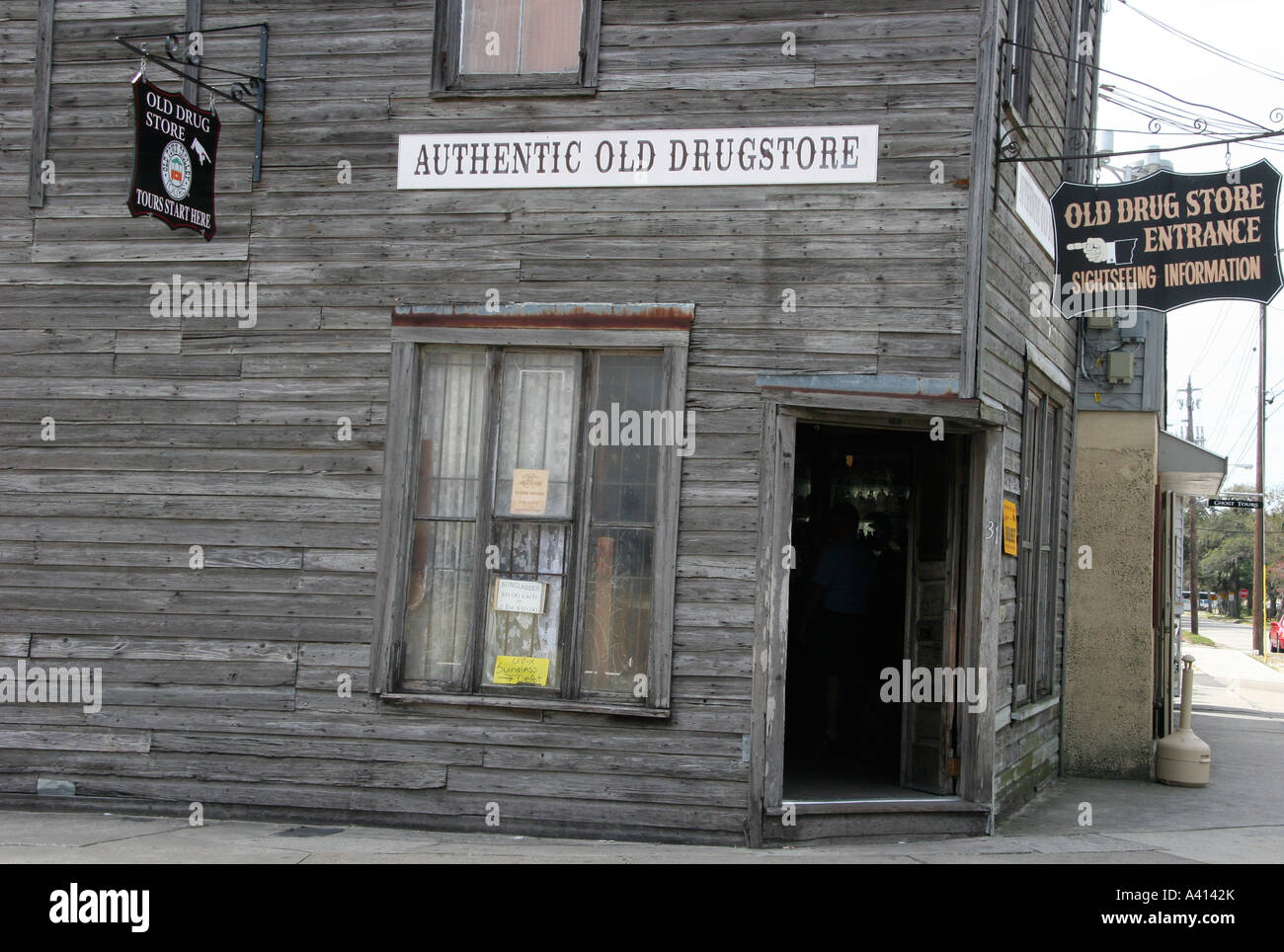 Authentic old drug store in St. Augustine Florida USA Stock Photo - Alamy