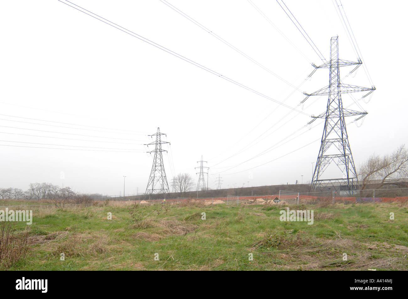 Pylon site regeneration hi-res stock photography and images - Alamy