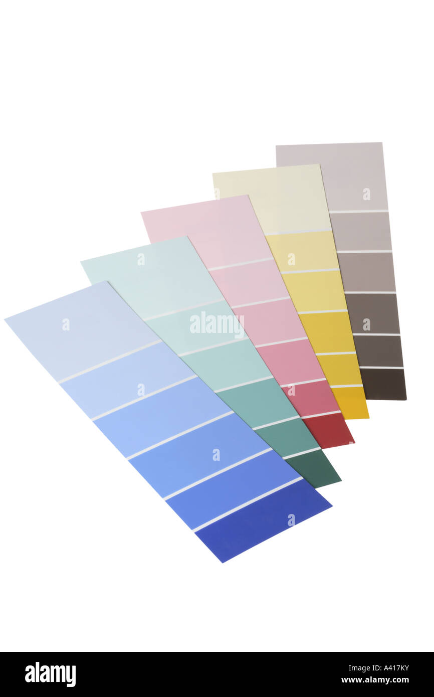 Paint chart cut out hi-res stock photography and images - Alamy