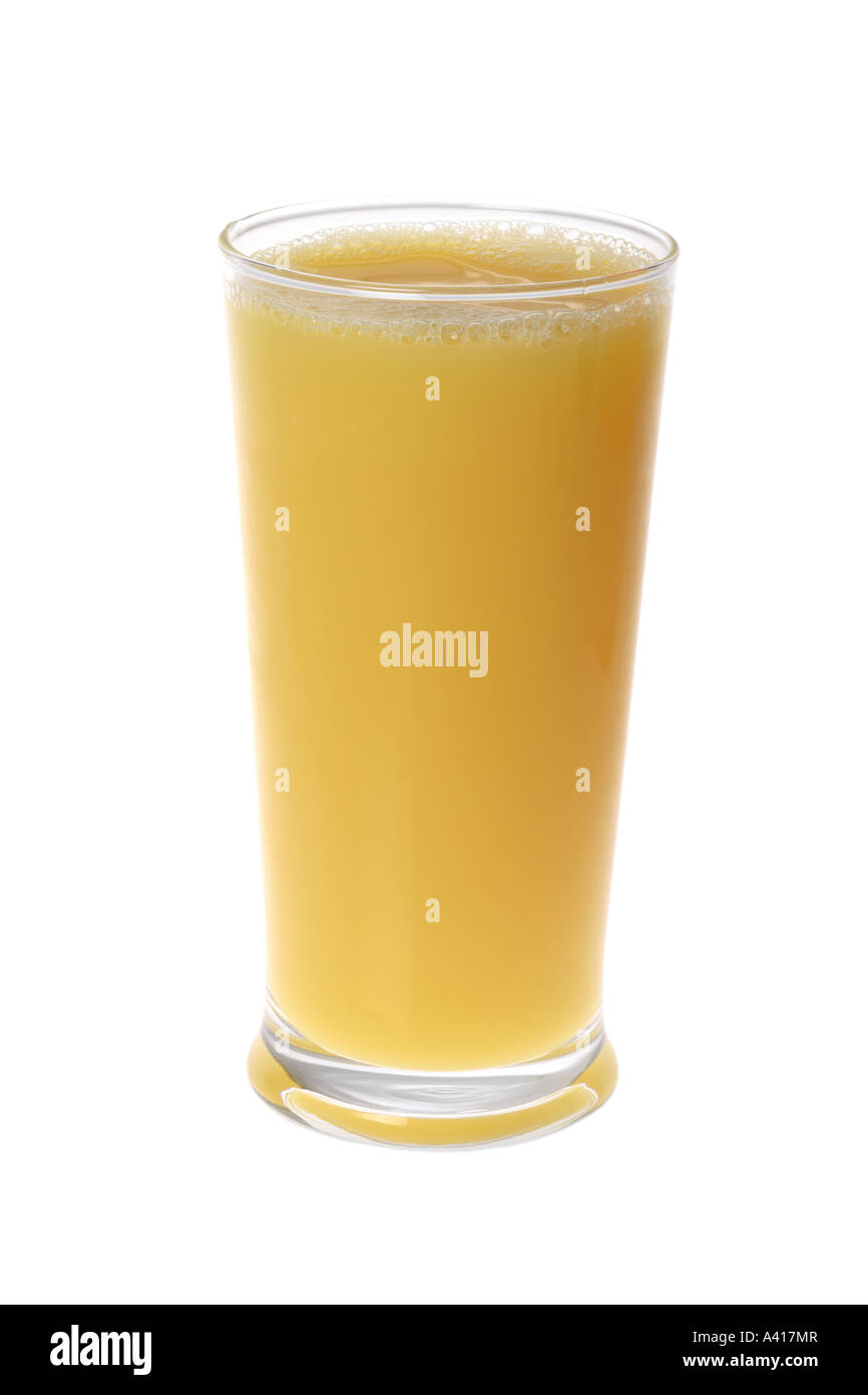 Fresh juices in glass Cut Out Stock Images & Pictures - Alamy