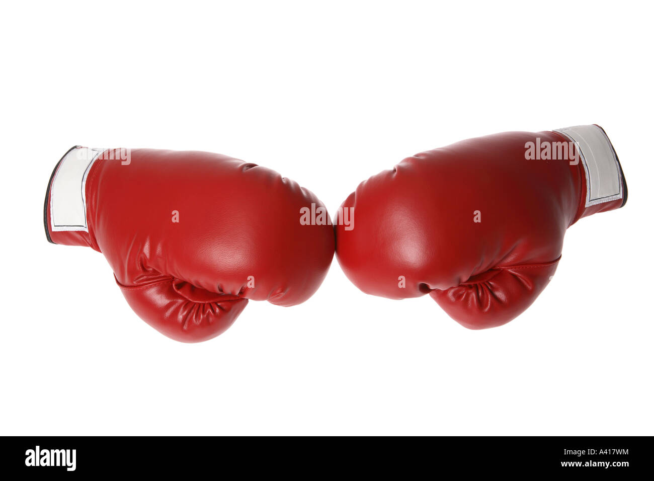 Boxing Gloves cut out on white background Stock Photo - Alamy