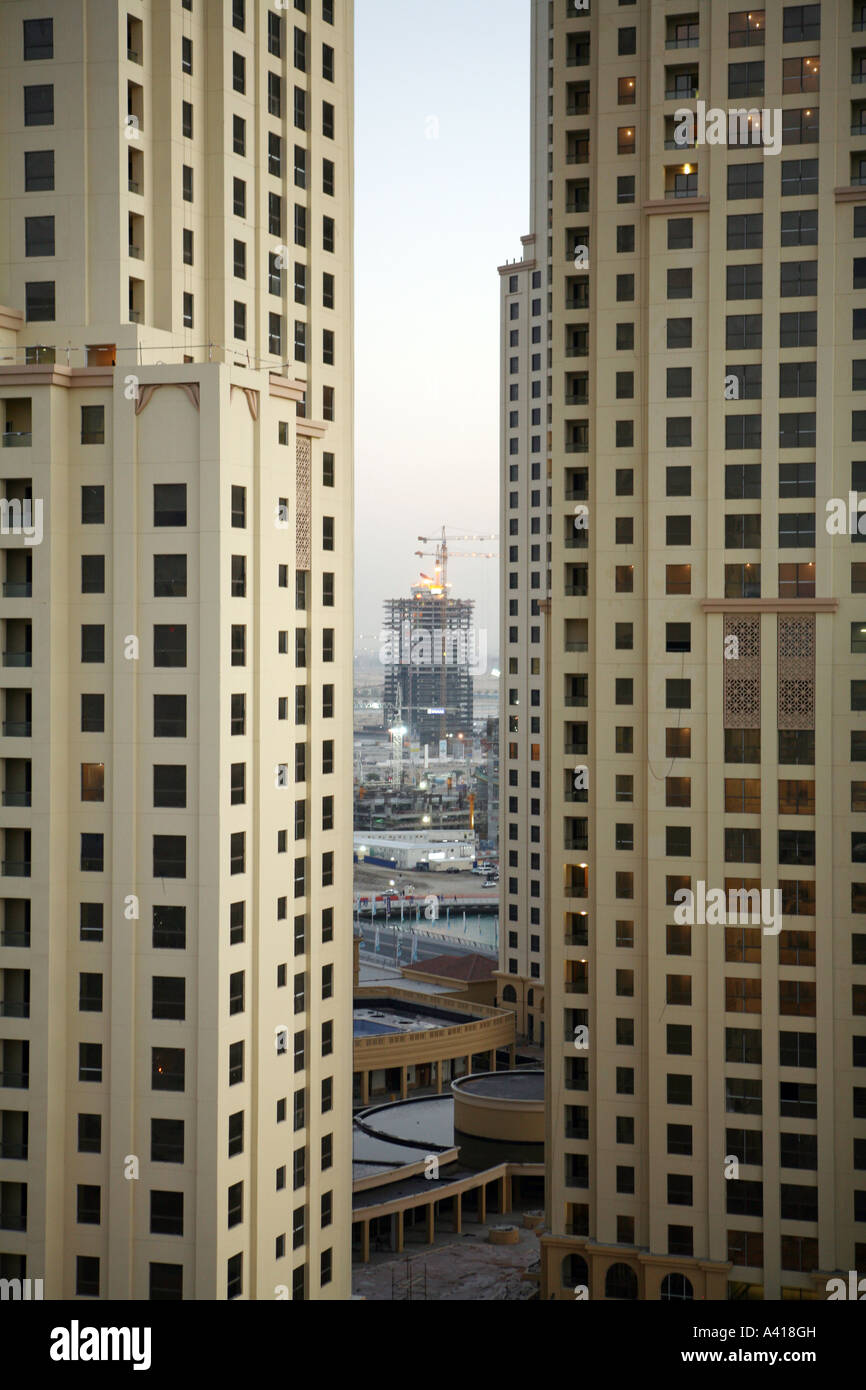 Tower Blocks, Dubai, UAE. February 2007 Stock Photo - Alamy