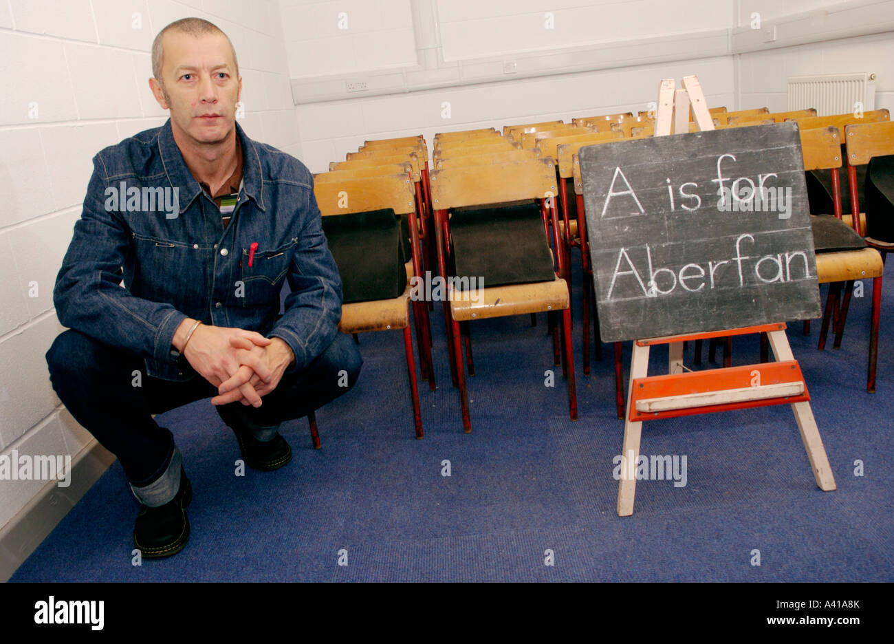 Installation by artist David Garner representing 144 people 116 of them ...