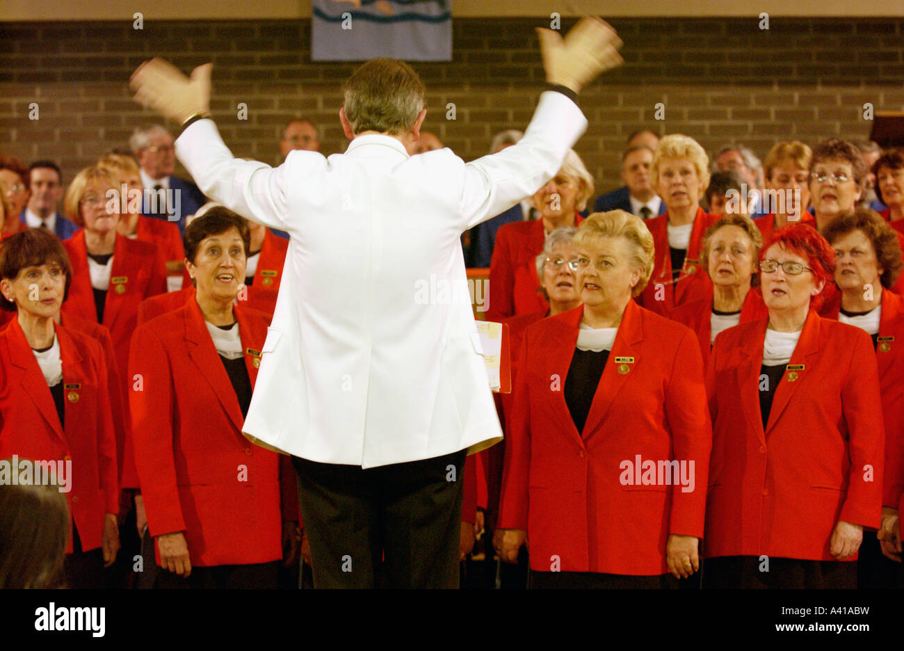 Welsh choir conductor hi-res stock photography and images - Alamy