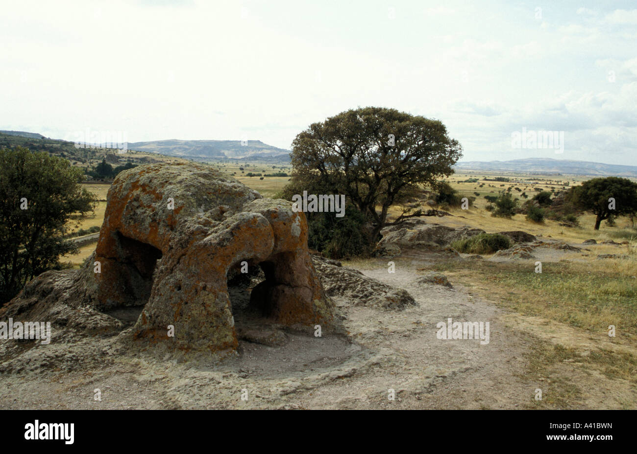 Prehistoric stone structure in Sardinia Italy Stock Photo - Alamy