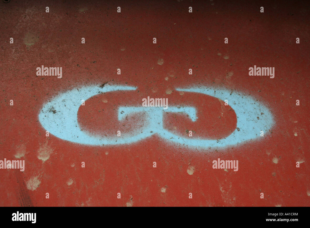 Symbol Stencil Dublin Stock Photo - Alamy