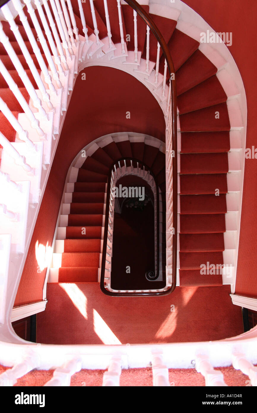 stair case from above Stock Photo - Alamy