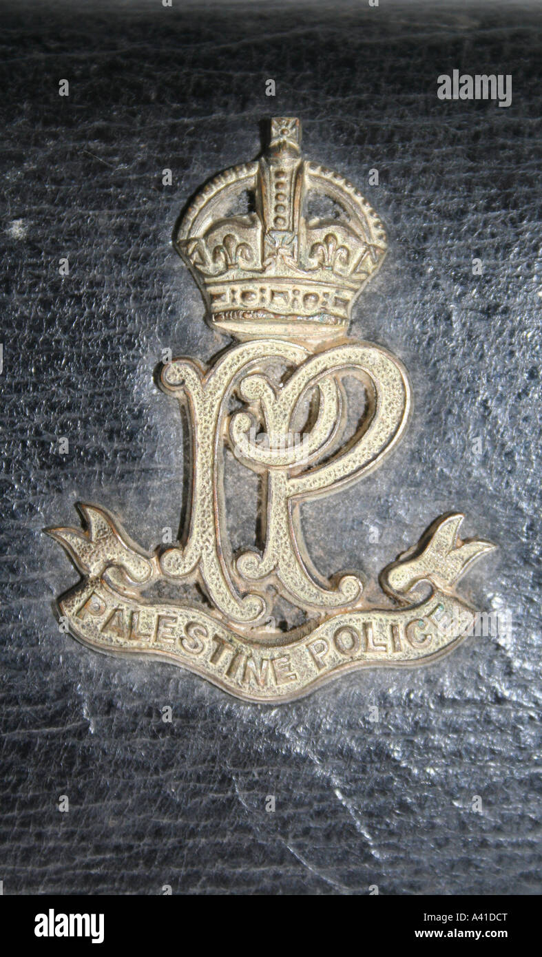 palestine police badge Stock Photo - Alamy