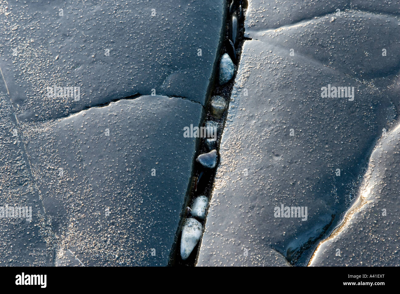 Wet rock with vein hi-res stock photography and images - Alamy