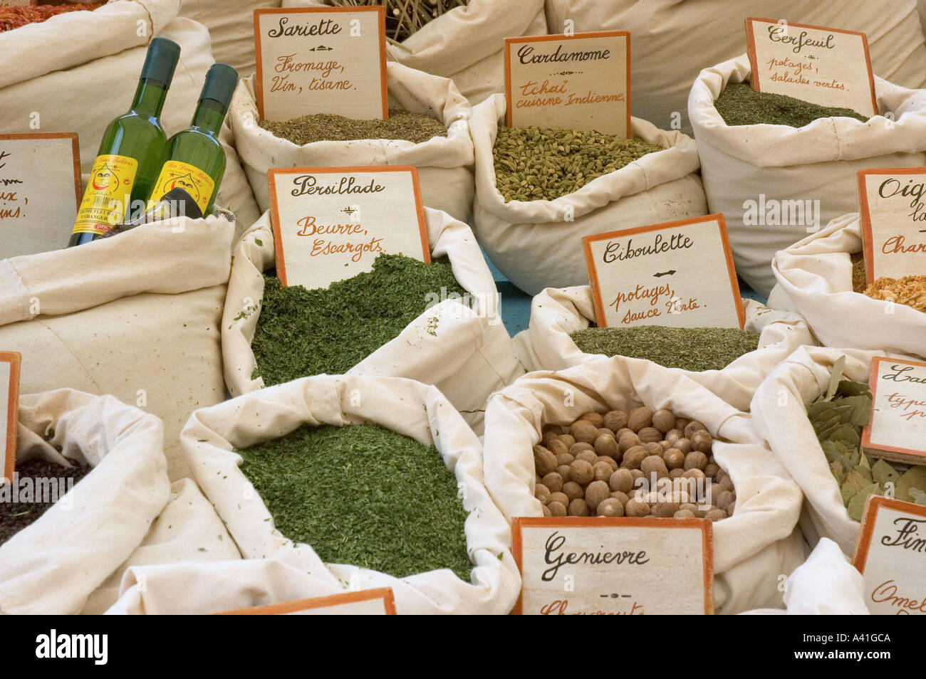Provence market herbs south france hi-res stock photography and images ...