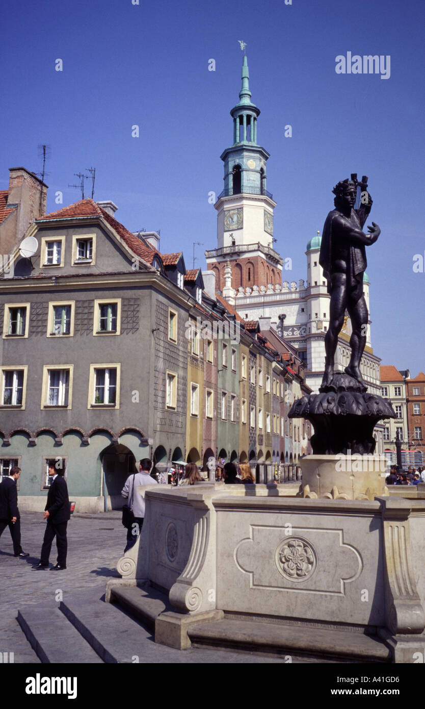 Poznan main square Stock Photo - Alamy