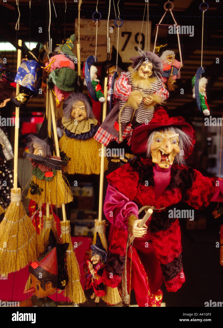 Souvenirs witches for sale in Prague Czech Republic Stock Photo - Alamy Souvenirs witches for sale in Prague Czech Republic Stock Photo - Alamy