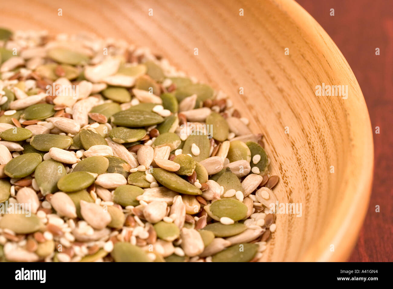 Mixture of healthy low GI seeds Stock Photo - Alamy