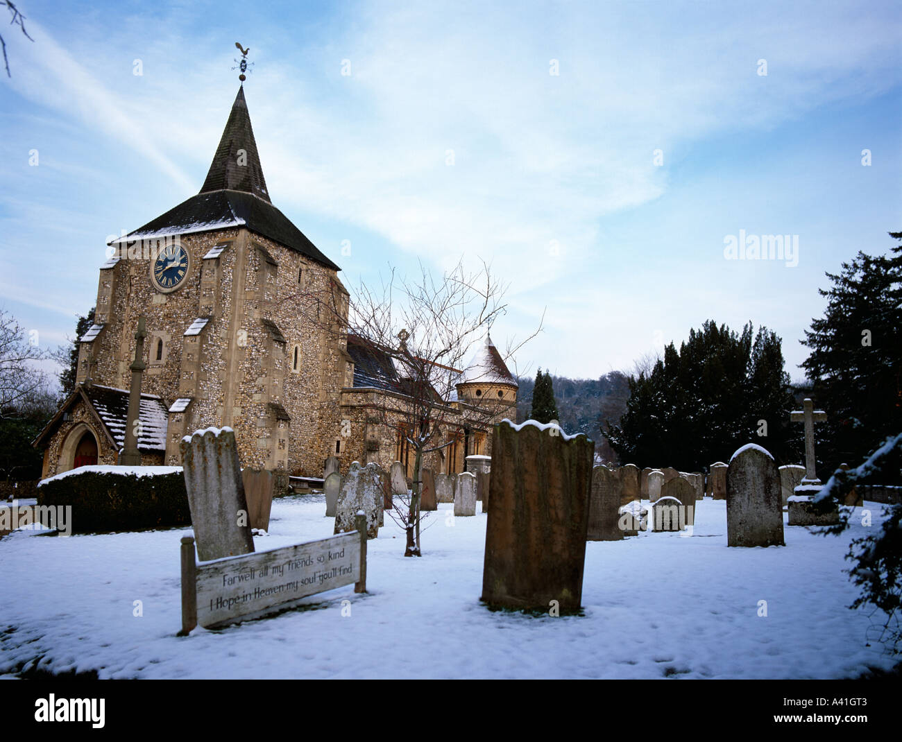 Mickleham Church Dorking Surrey U.K Stock Photo - Alamy