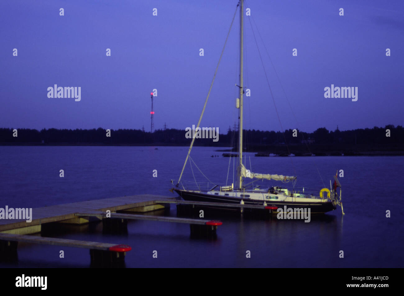 The yacht harbour at Virtsu Estonia Stock Photo - Alamy