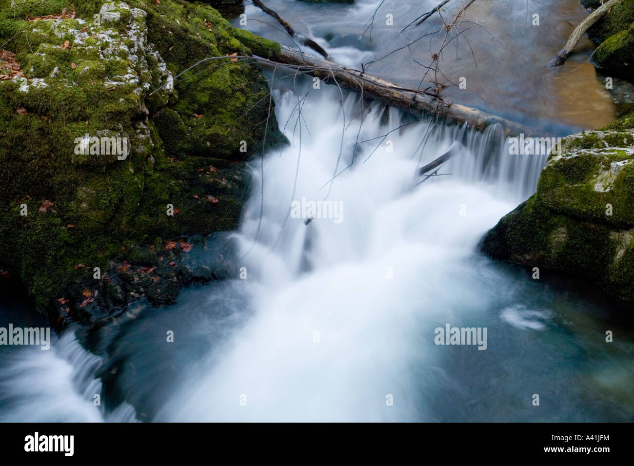 Fresh spring water in movement Stock Photo - Alamy