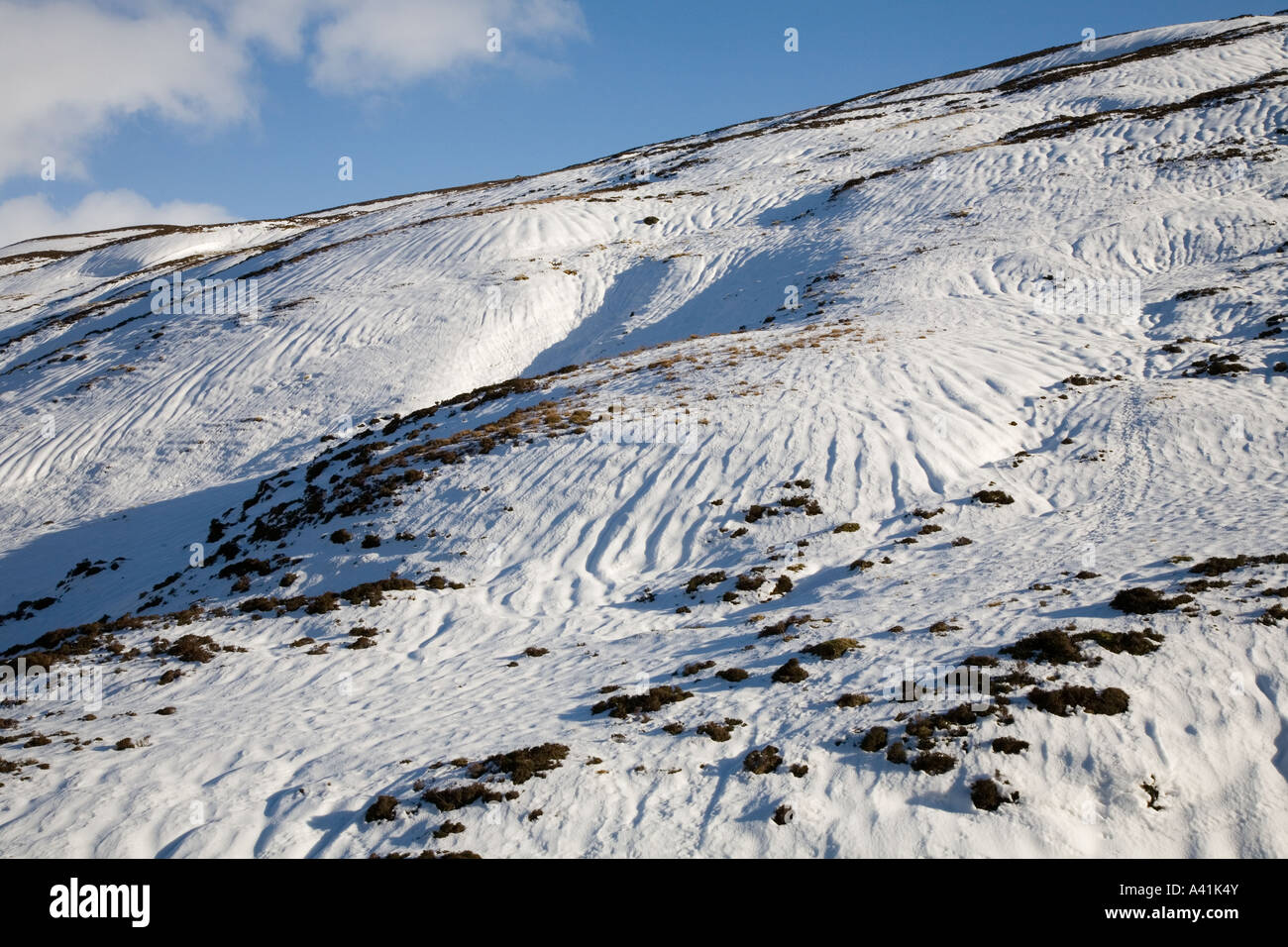 Scotland winter snow landscape scottish Stock Photo - Alamy