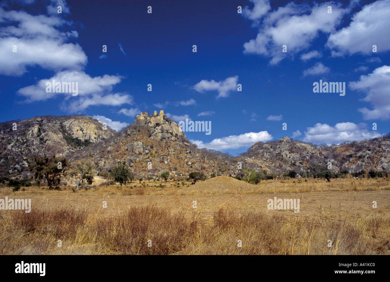 Hilltop fortress portion of Great Zimbabwe World Heritage site Zimbabwe ...