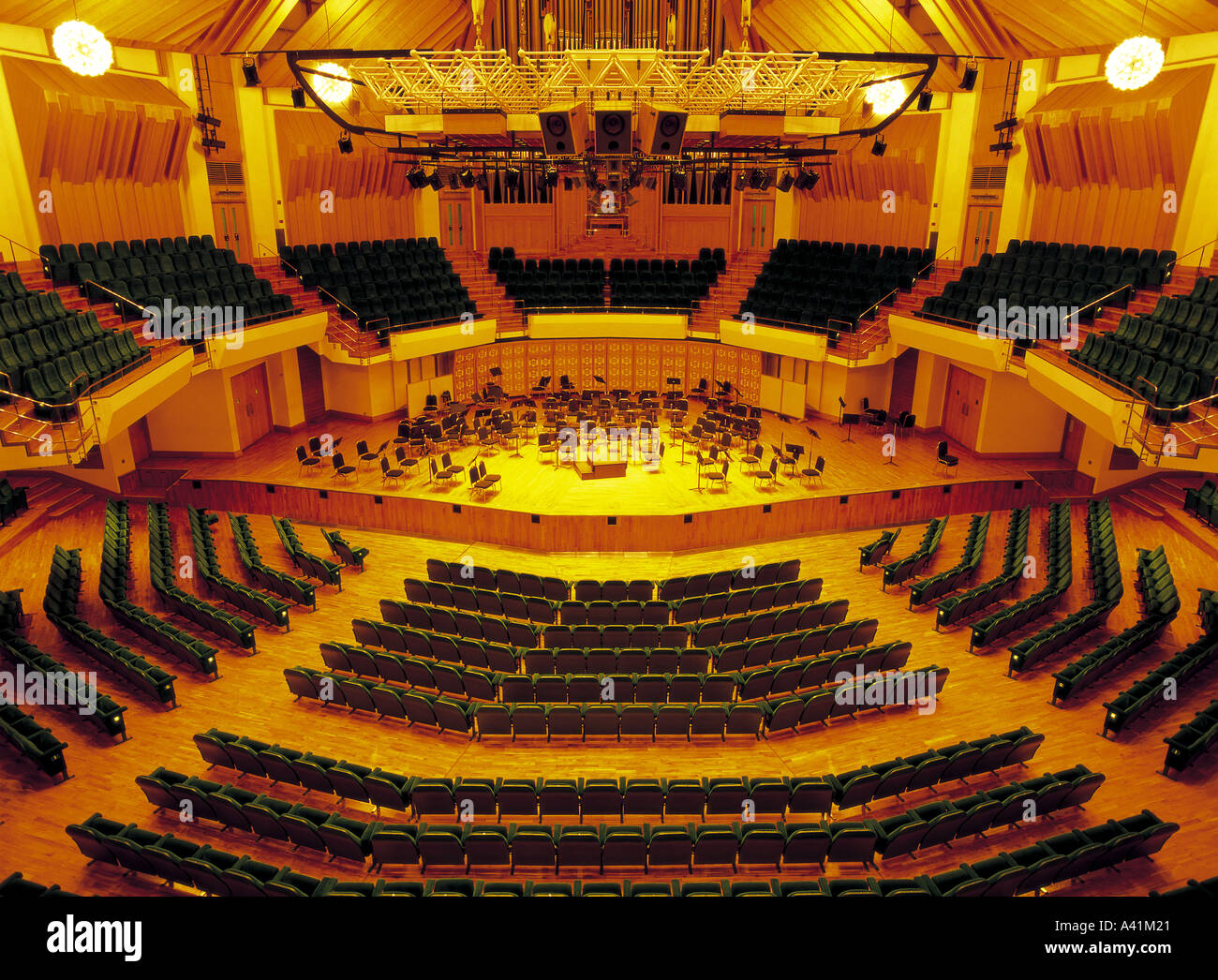 Concert hall of Hong Kong Culture Centre China Stock Photo - Alamy