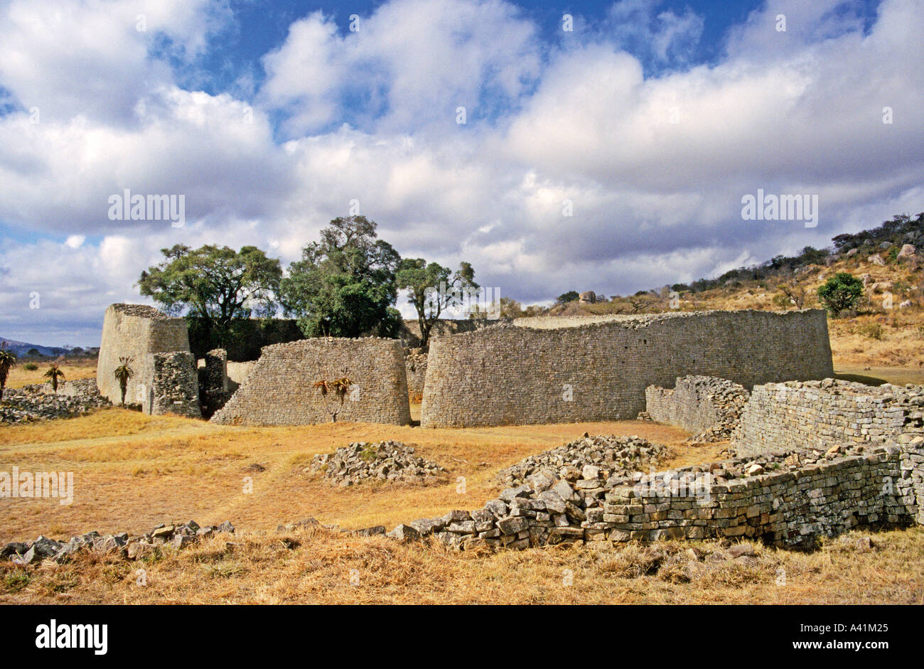 The Great Enclosure Great Zimbabwe Zimbabwe Africa Stock Photo - Alamy