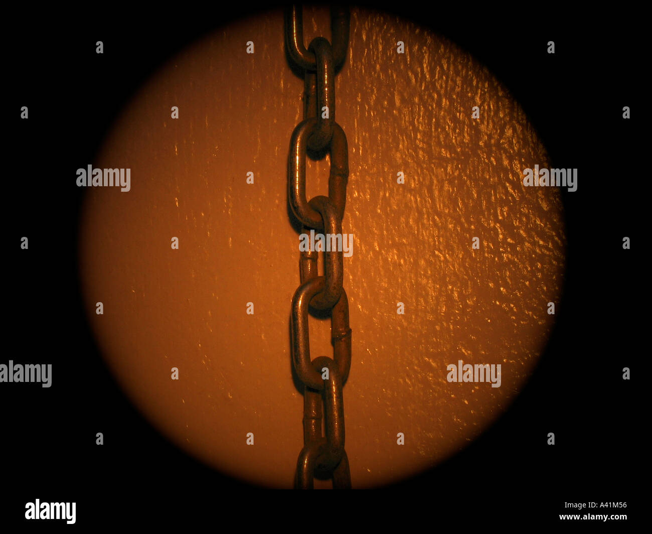 Chain on wall in hi-res stock photography and images - Alamy