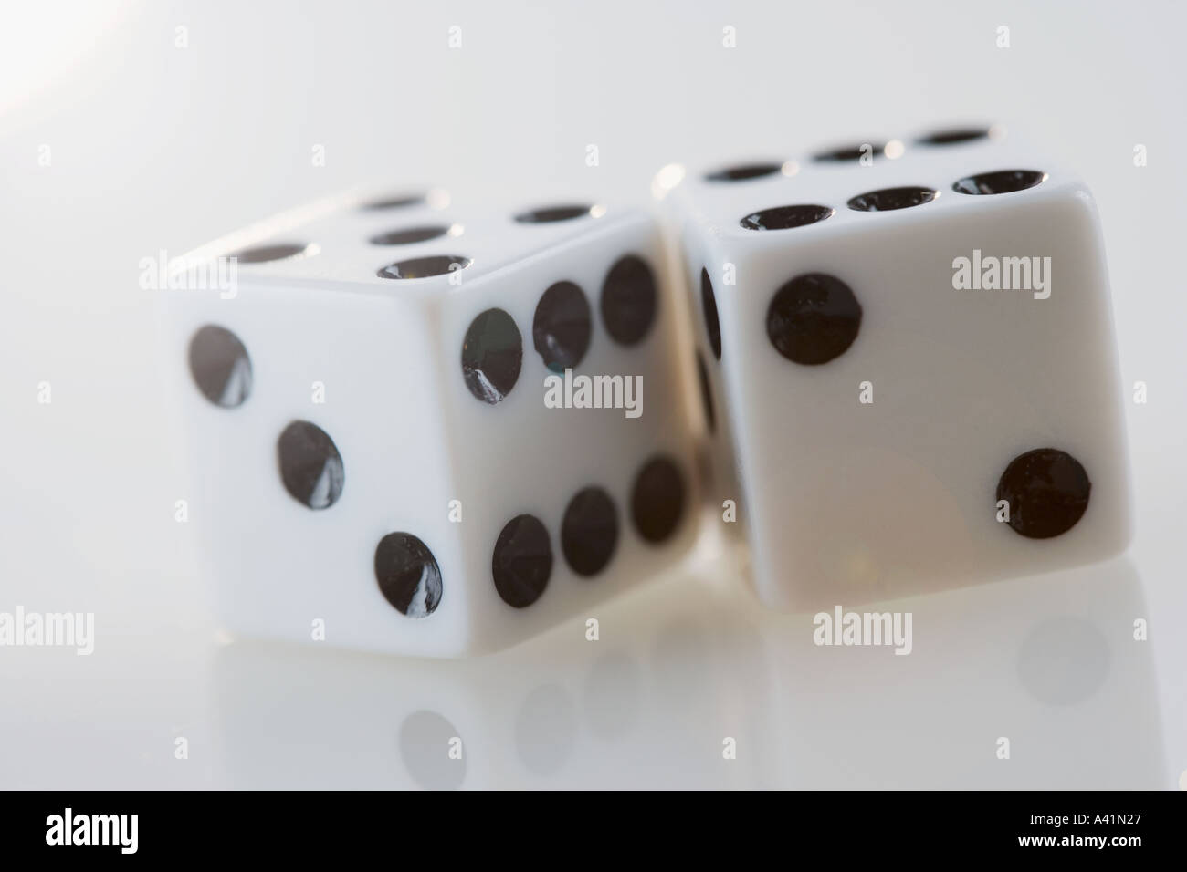 Still life of a pair of dice Stock Photo - Alamy