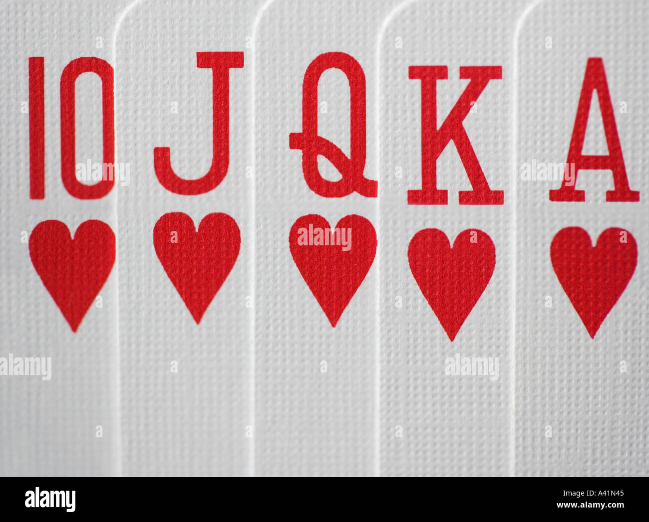 Still life of a winning hand Stock Photo - Alamy