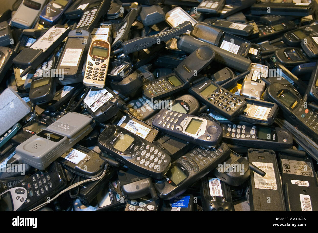 Cell Phone Recycling Stock Photo - Alamy
