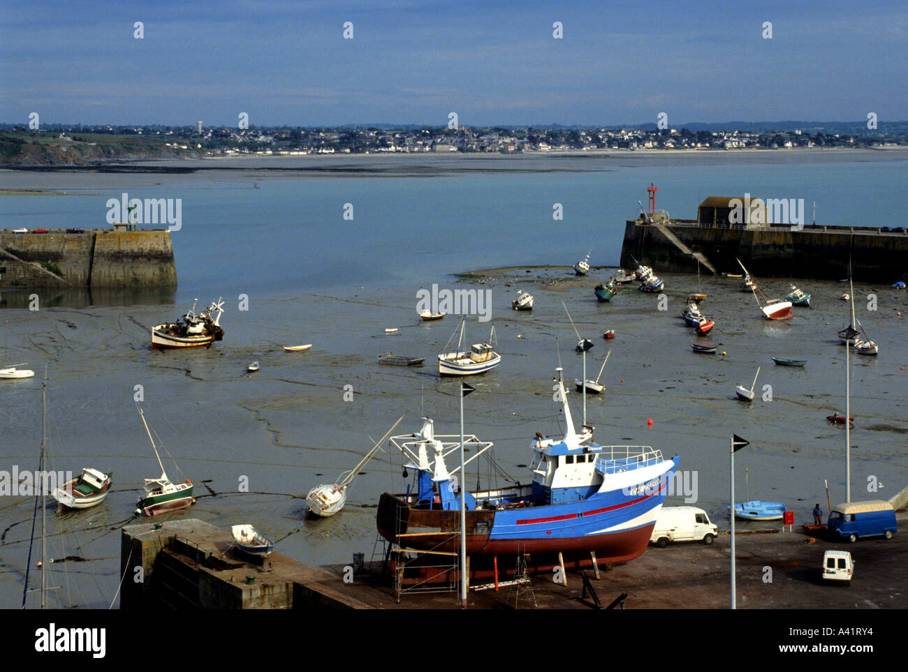 Granville Normandy France Sea Port Coast Harbor Stock Photo - Alamy